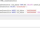 Sql Server Collations Case Sensitivity And Insensitivity